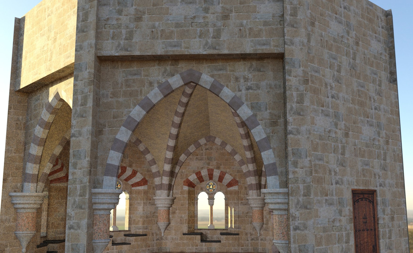 Room castle romanesque 3D model - TurboSquid 1677274