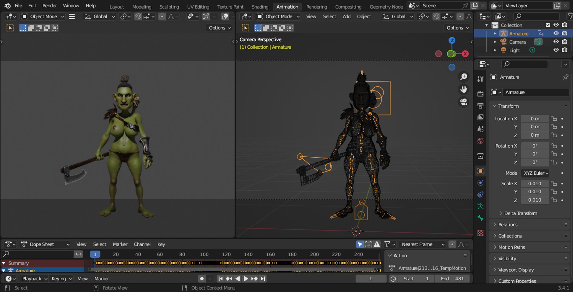 3D Model Female Goblin - TurboSquid 2388250