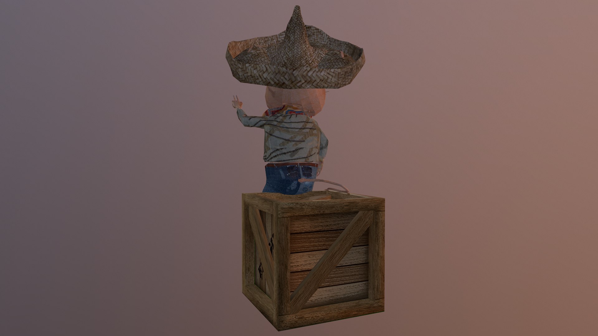 3D Mexican Mouse Crate Model - TurboSquid 1684649