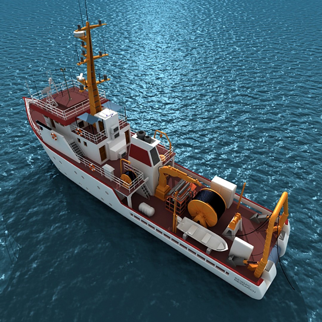 seismic research ship 3ds