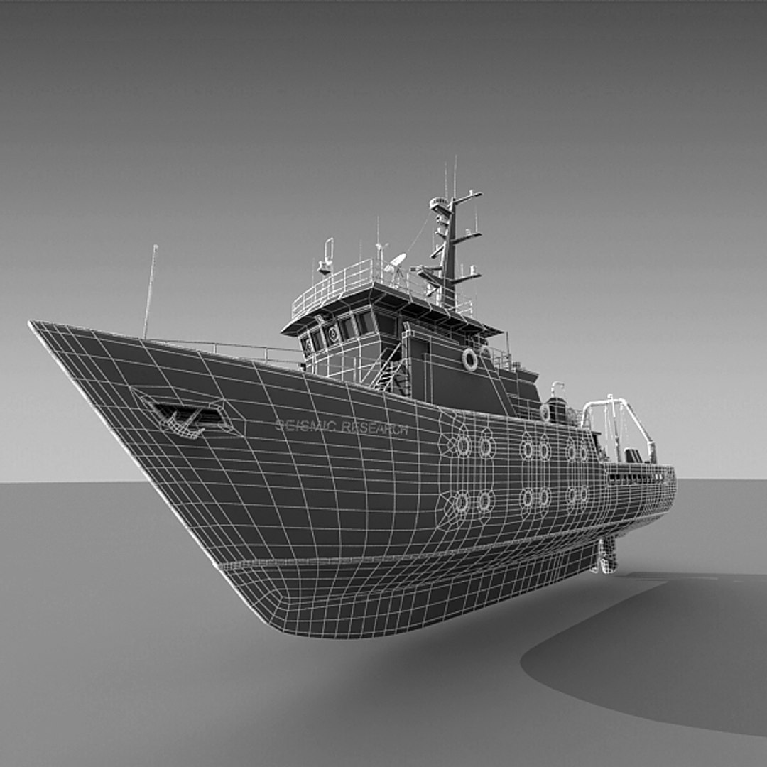 seismic research ship 3ds