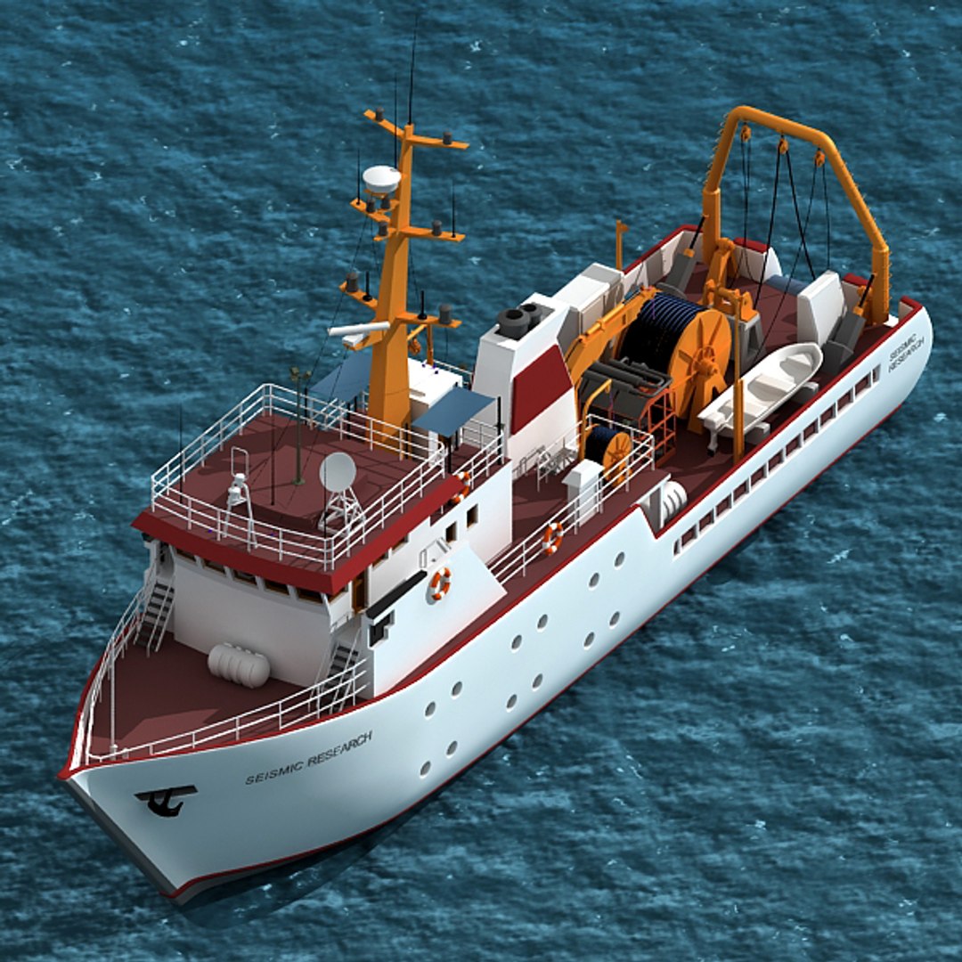 seismic research ship 3ds