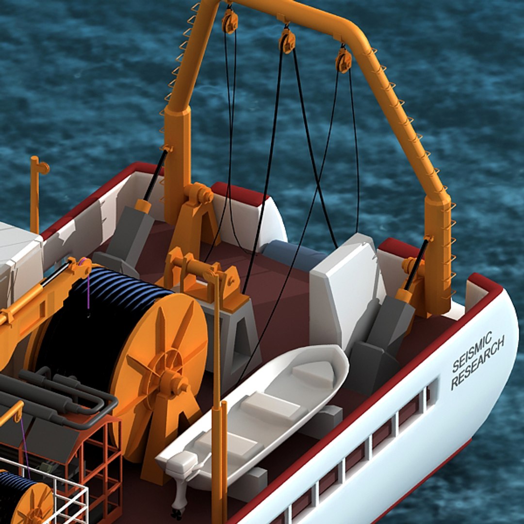 seismic research ship 3ds