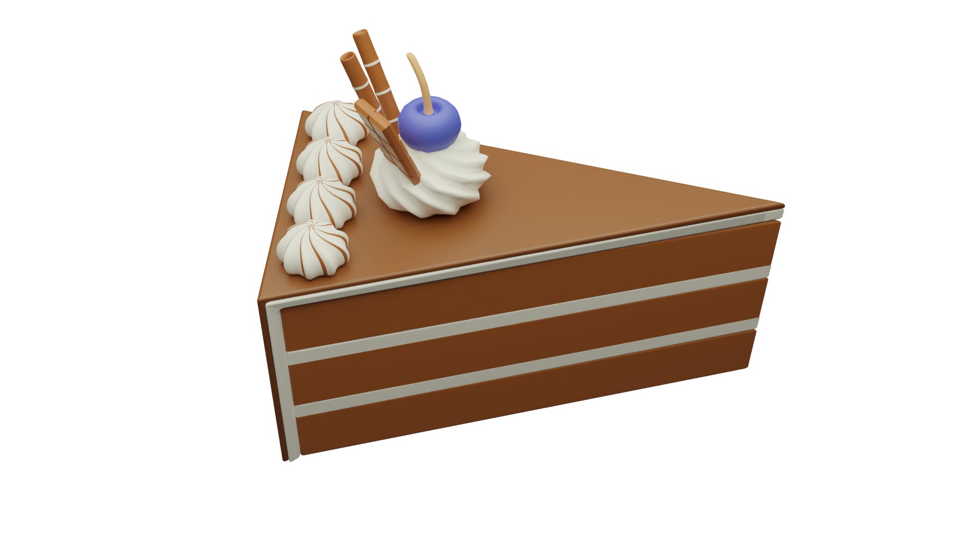 3D Slice Cake - TurboSquid 1979247