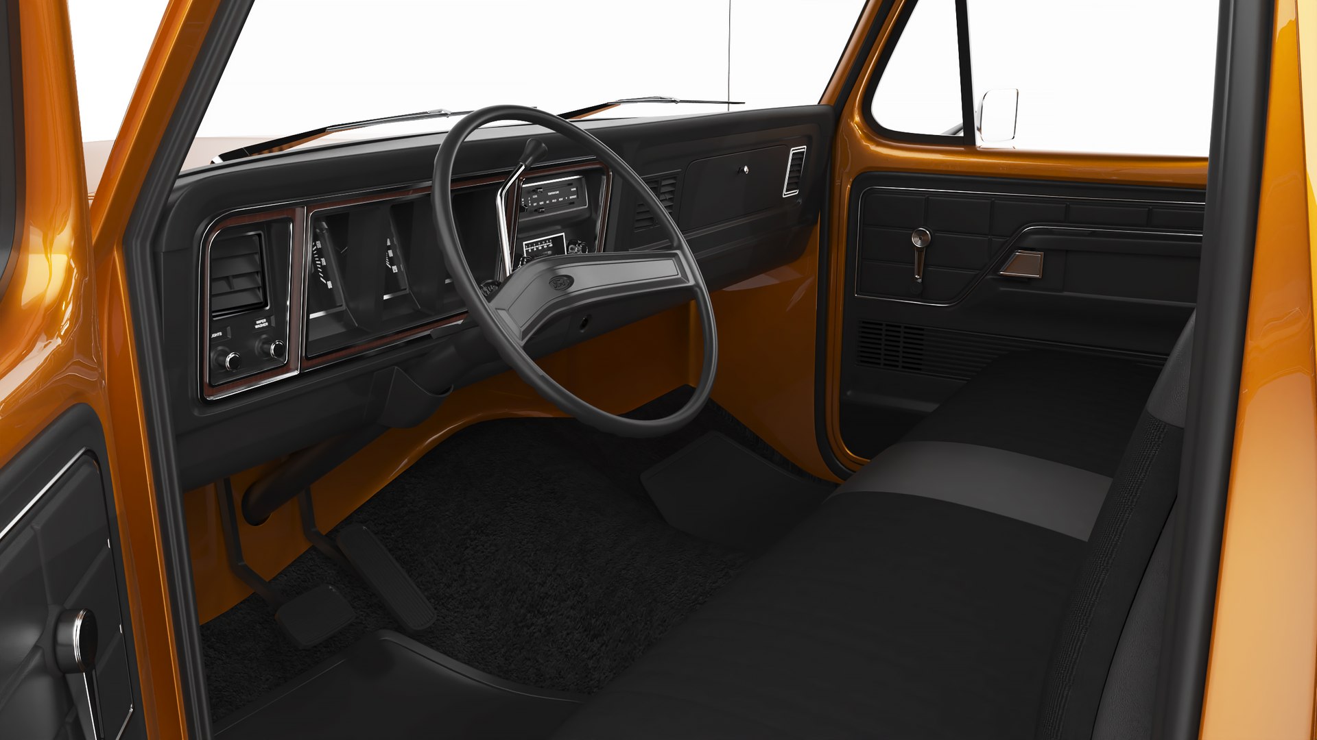 3D Ford F250 Crew Cab 1973 - 1979 - TurboSquid 1783342