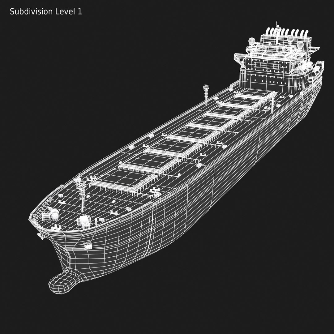 3d Oil Tanker Model