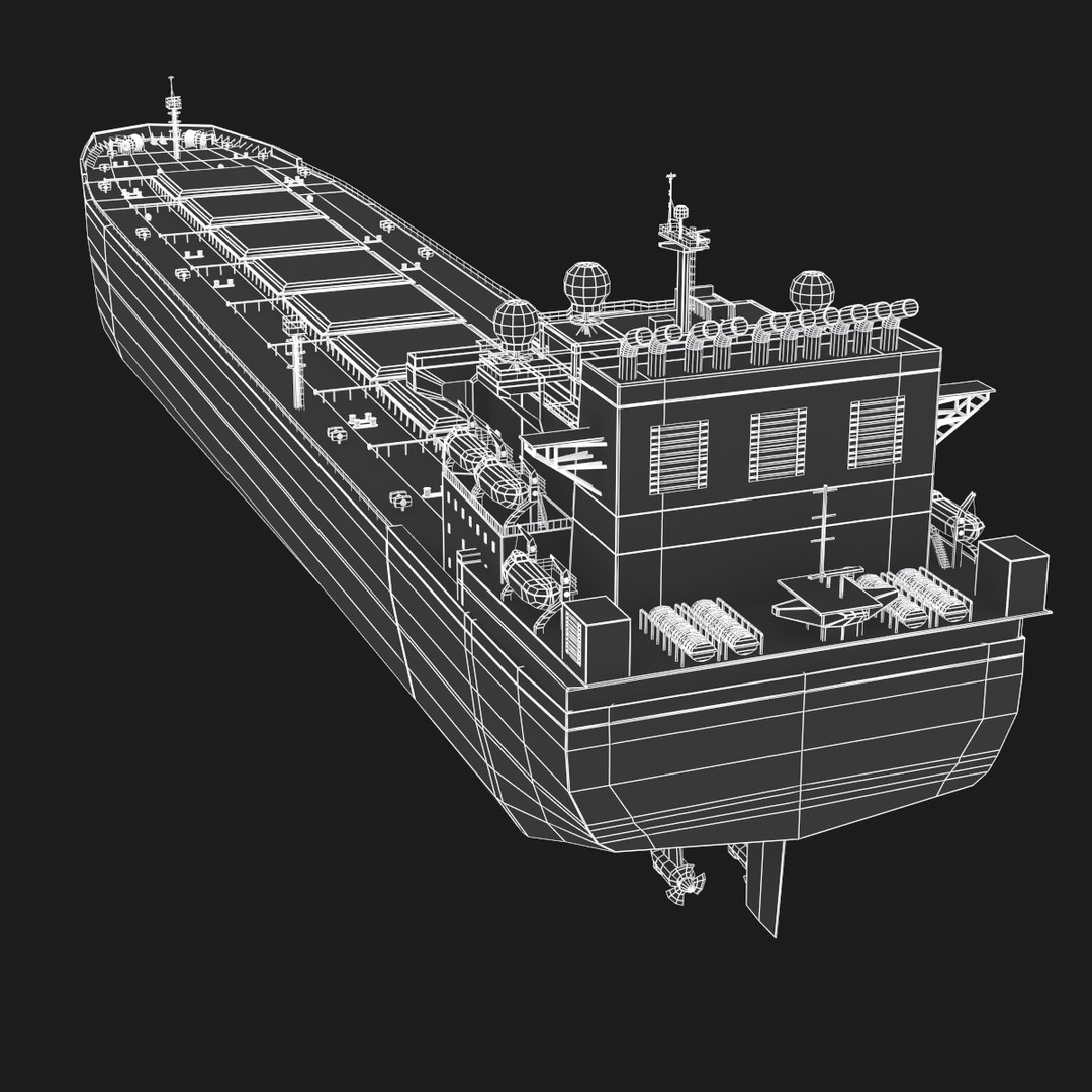 3d Oil Tanker Model