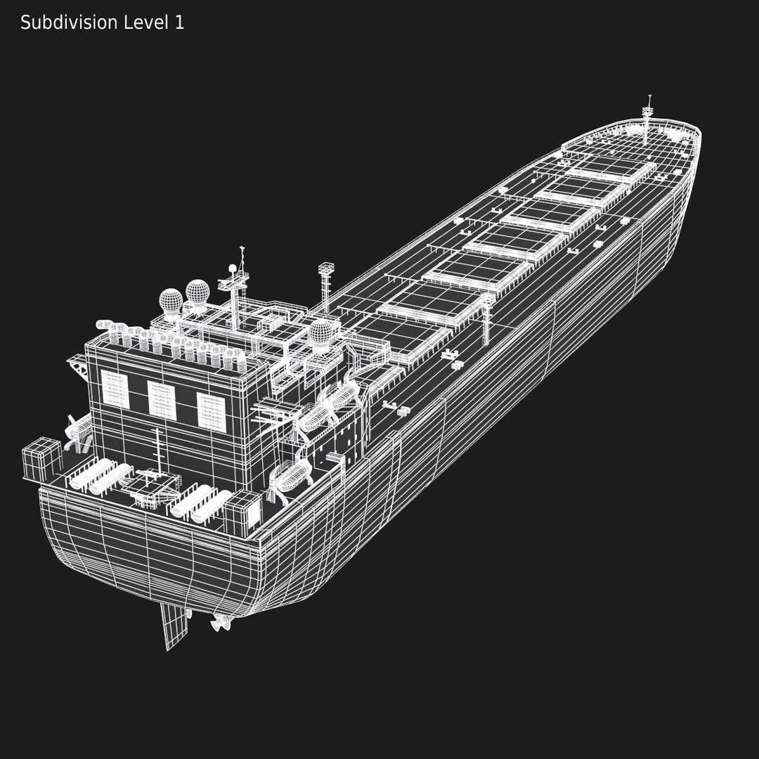 3d Oil Tanker Model