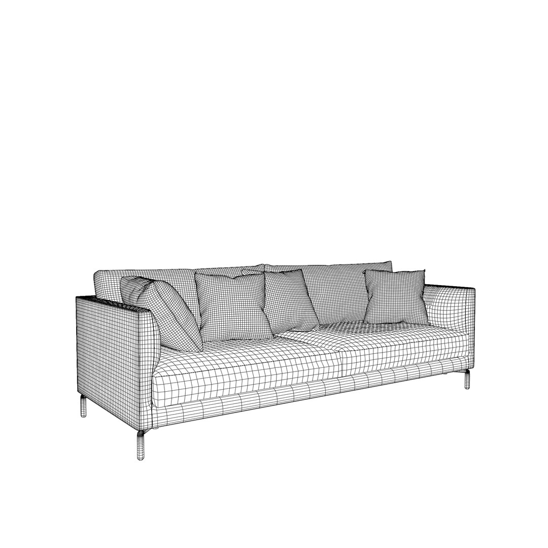 3D Model Sofa Eilersen Mission - TurboSquid 1686998