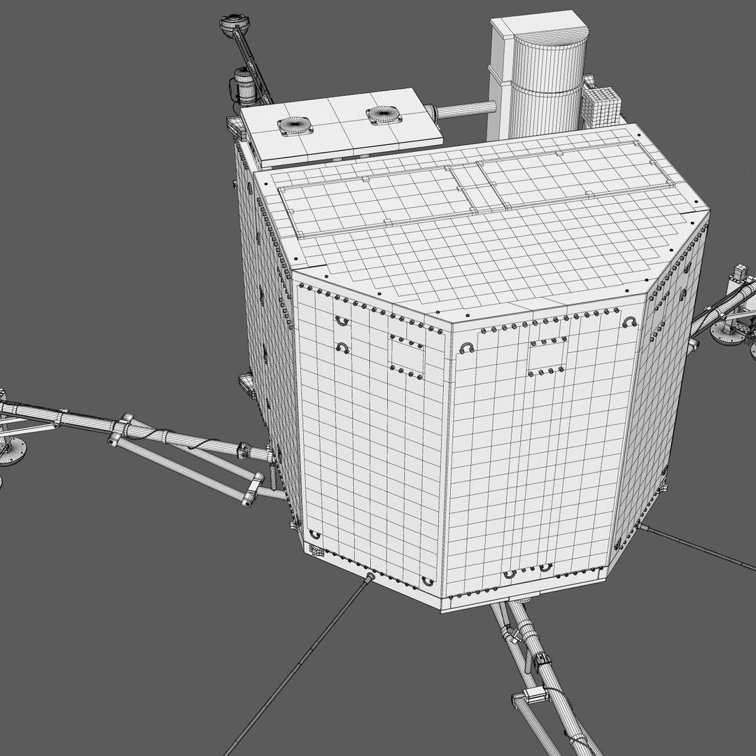 3d Model European Philea Rosetta Comet