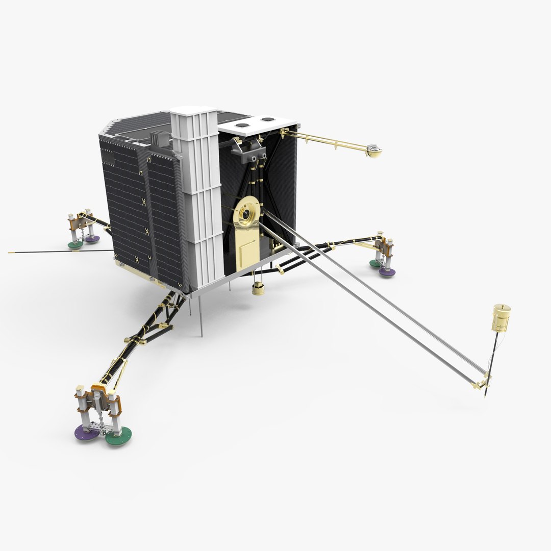 3d Model European Philea Rosetta Comet