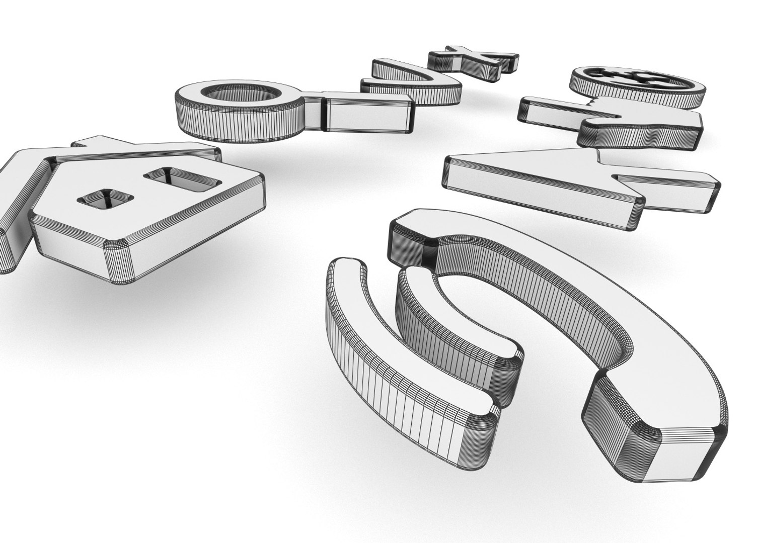 Web Icons Set 3D Model - TurboSquid 1261557