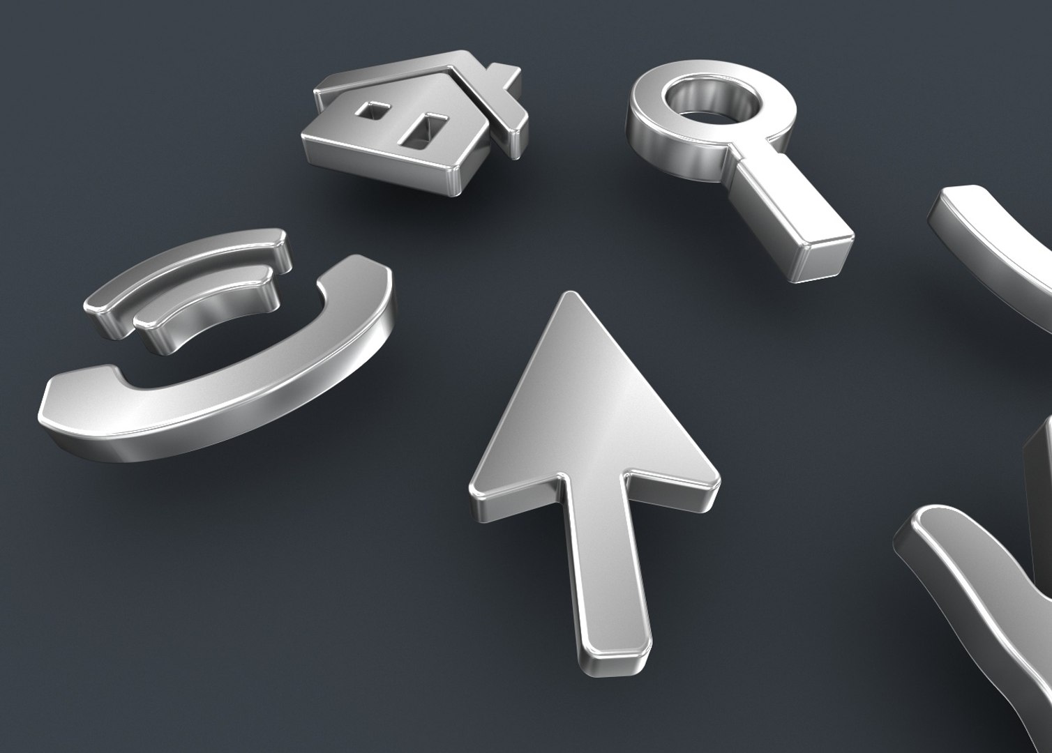 Web Icons Set 3D Model - TurboSquid 1261557