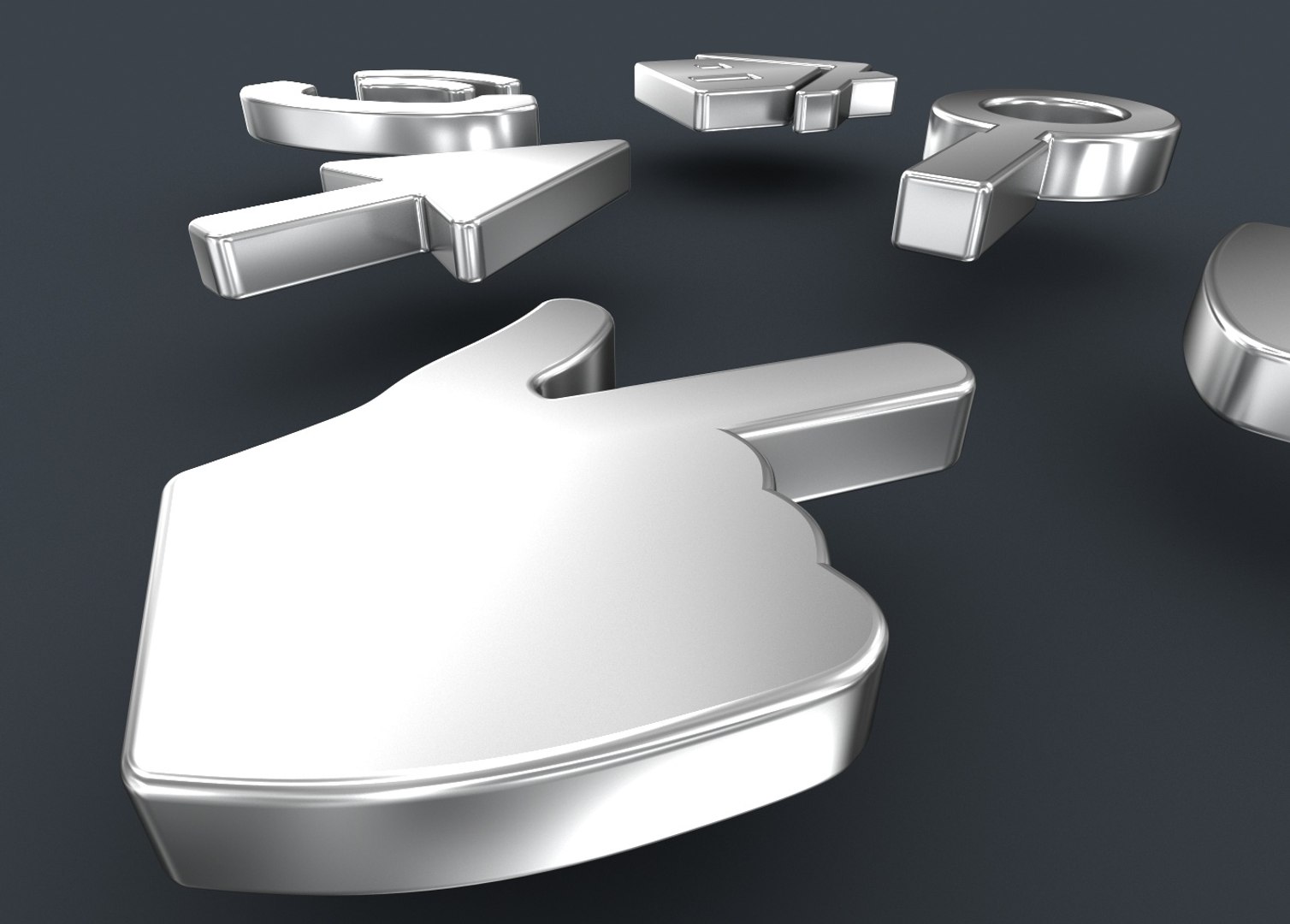 Web Icons Set 3D Model - TurboSquid 1261557