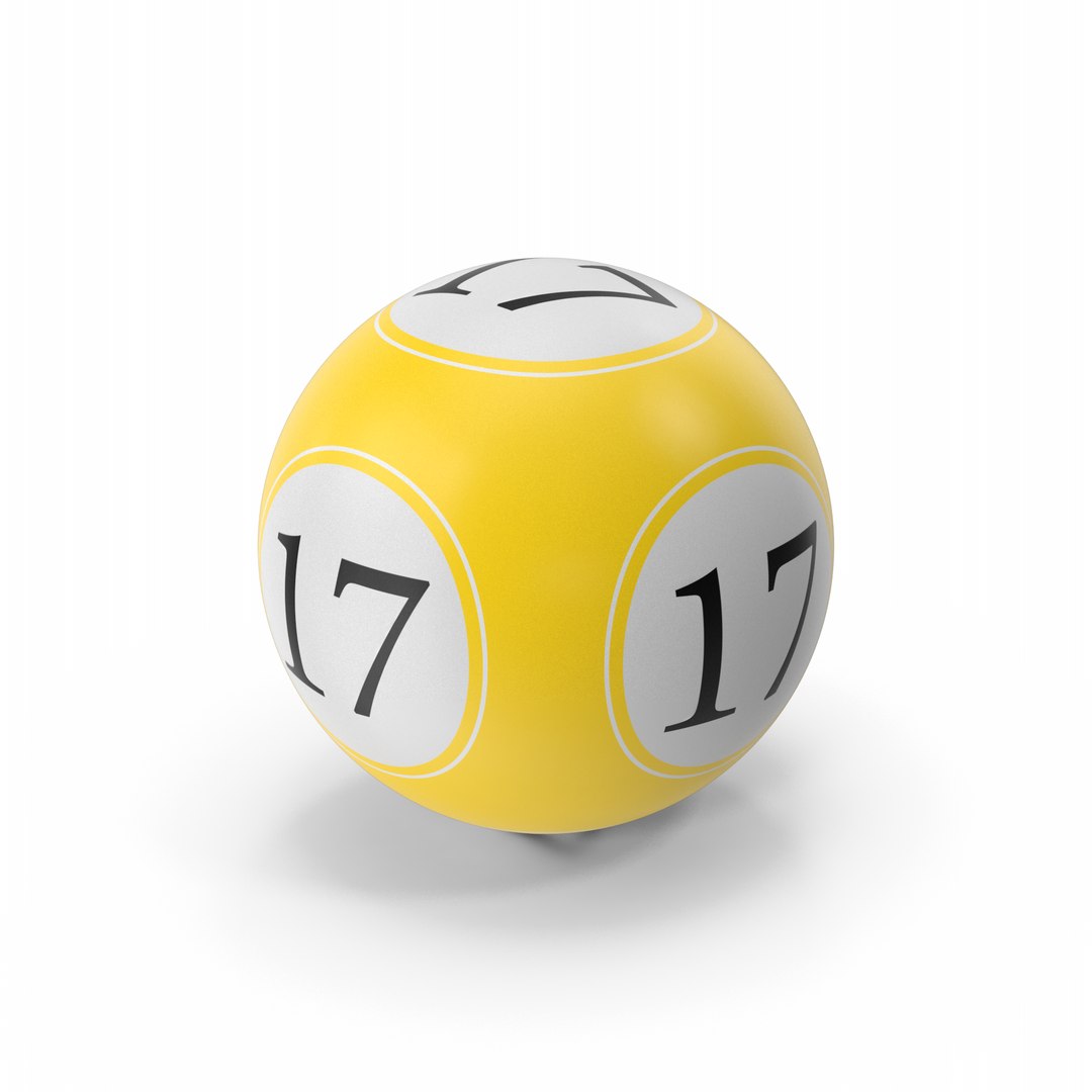 3D Bingo Ball 17 - TurboSquid 2323754