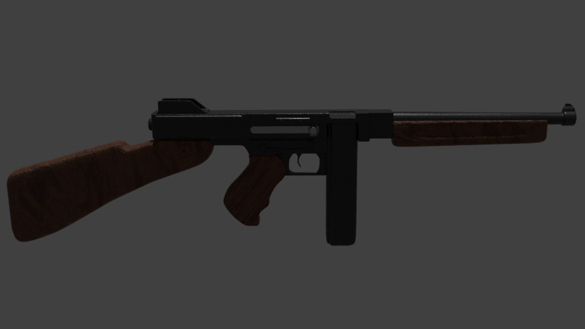 Thompson Gun 3D Model - TurboSquid 1710768