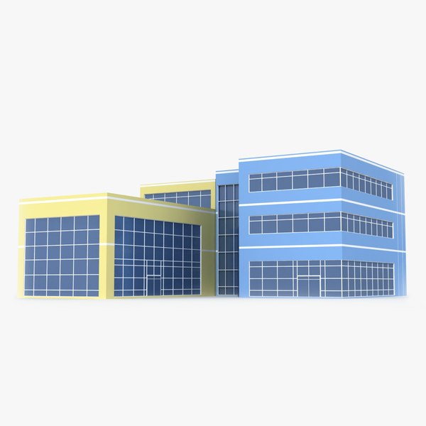 corporate office building 3d model