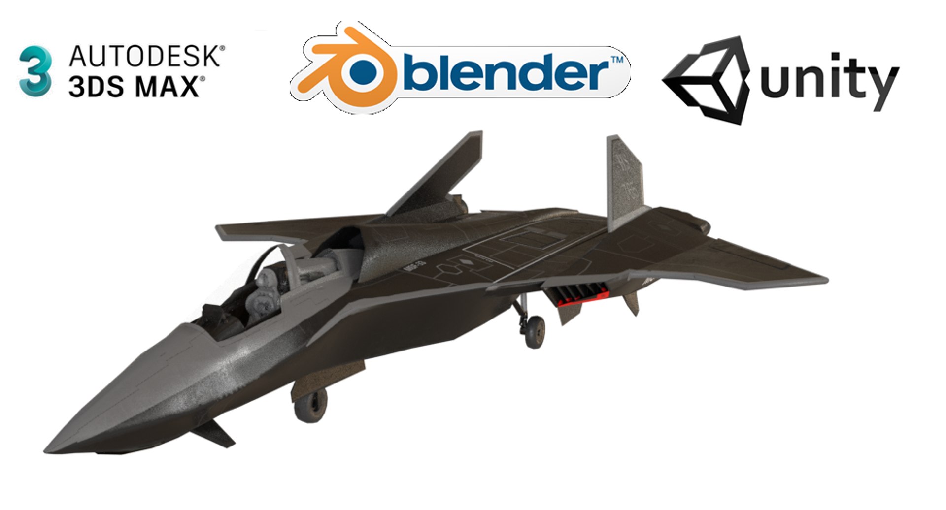 Msf-33 Stealth Multirole Fighter 3D Model - TurboSquid 1550015