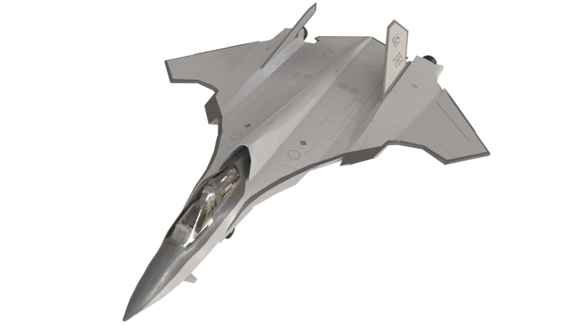 Msf-33 Stealth Multirole Fighter 3D Model - TurboSquid 1550015
