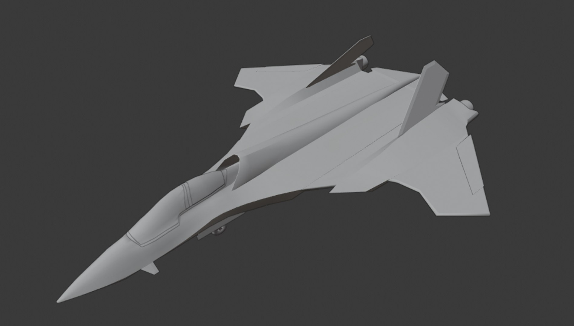 Msf-33 Stealth Multirole Fighter 3D Model - TurboSquid 1550015