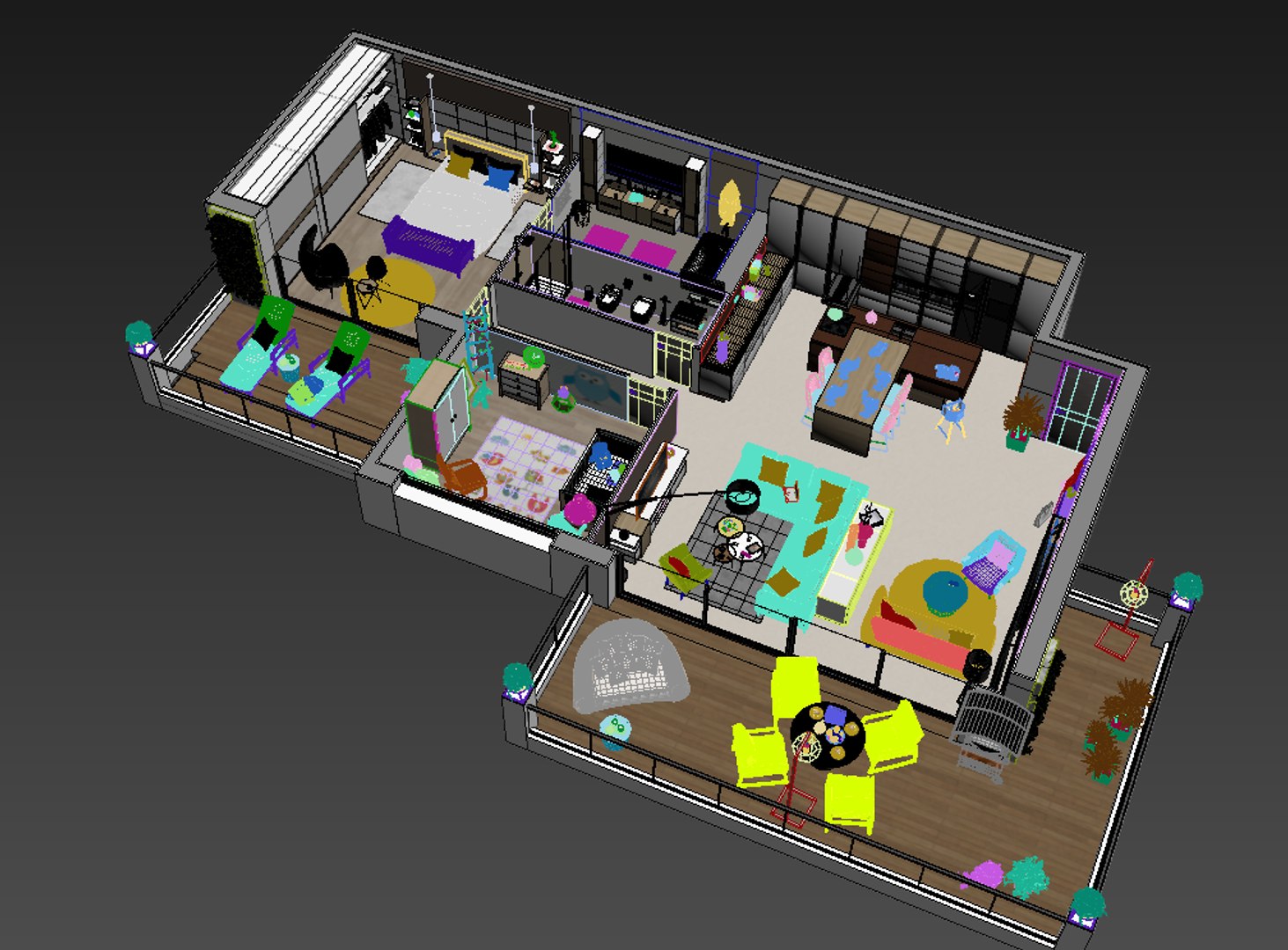 Complete Detailled Modern 3D Model - TurboSquid 1528269