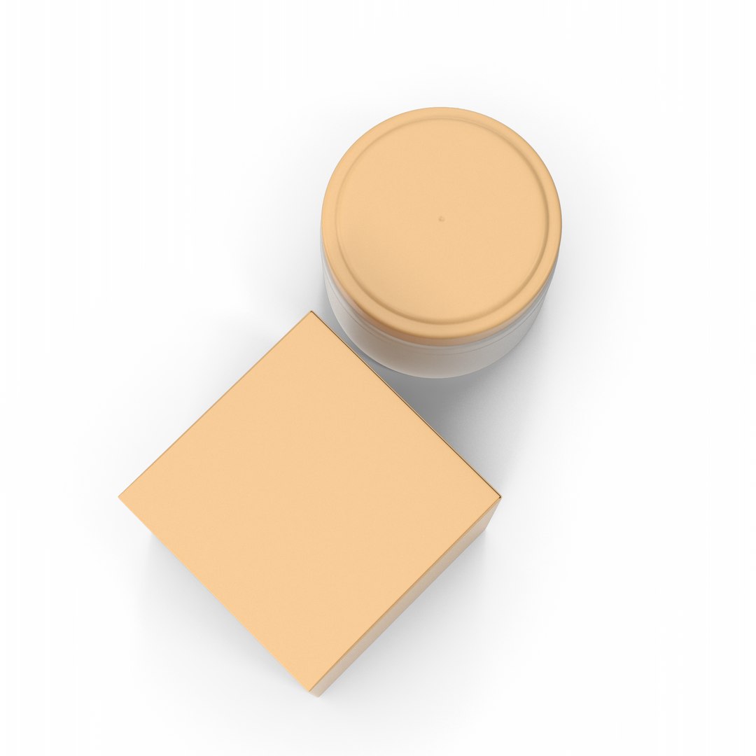 Cosmetic Cream Package Model - TurboSquid 1900419