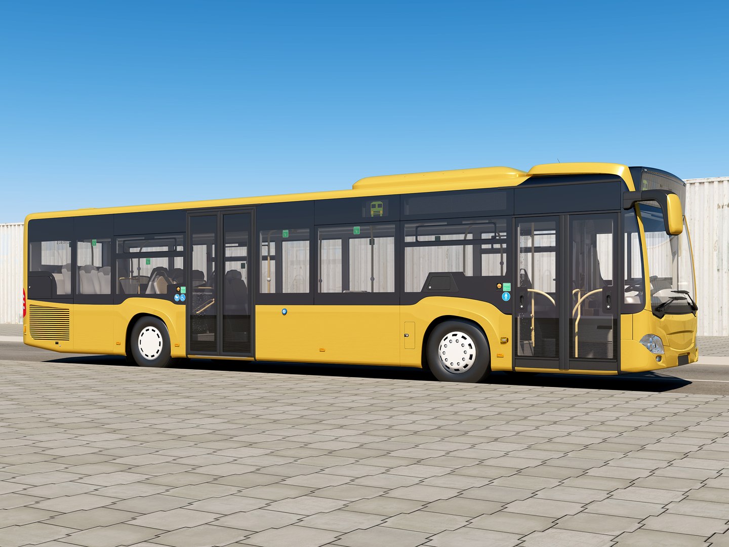 3D Generic City Bus Model - TurboSquid 1406803