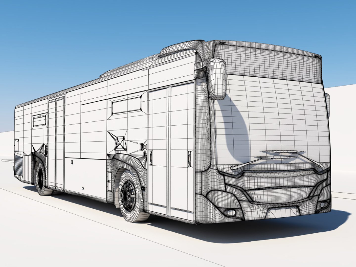 3D generic city bus model - TurboSquid 1406803