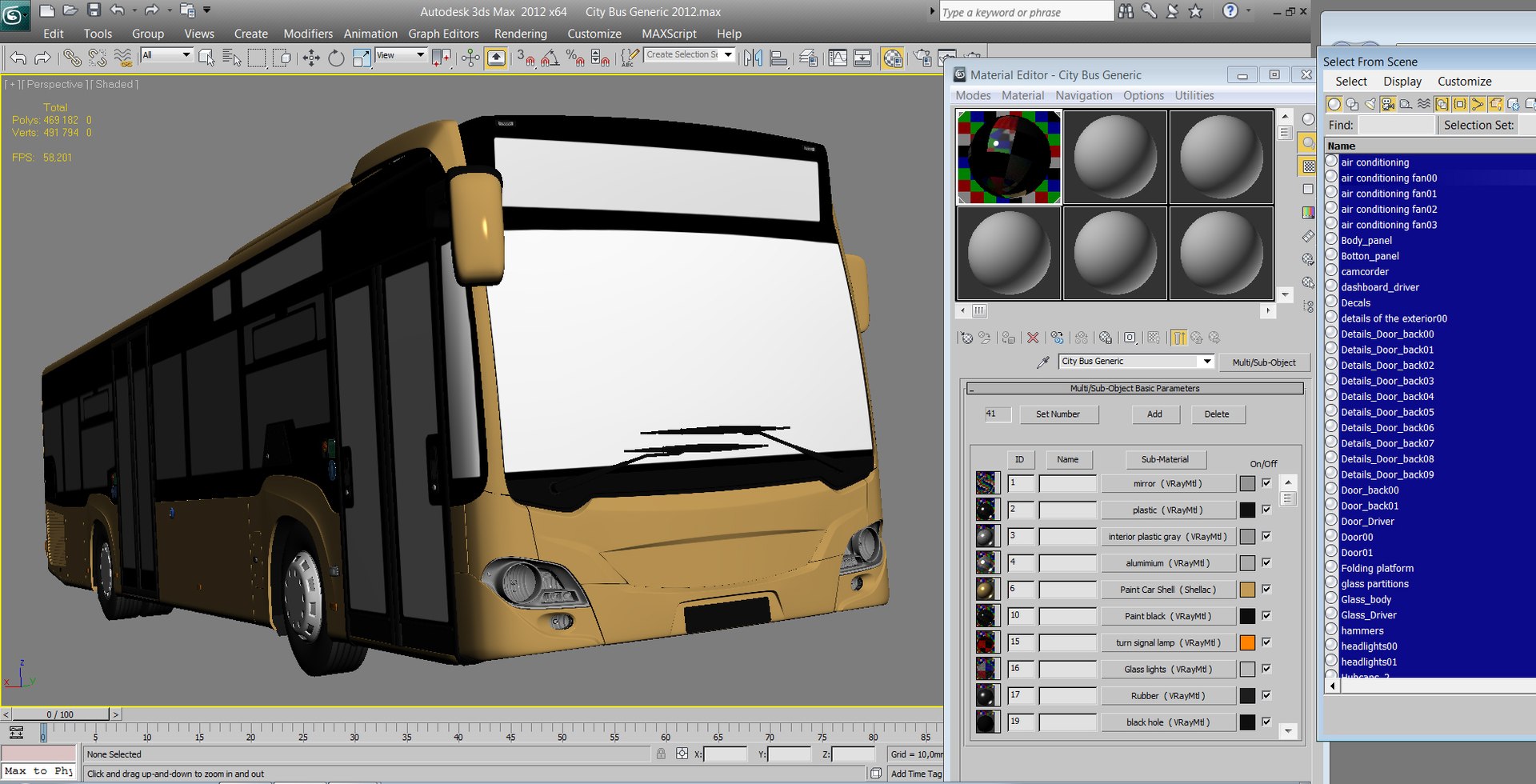 3D generic city bus model - TurboSquid 1406803