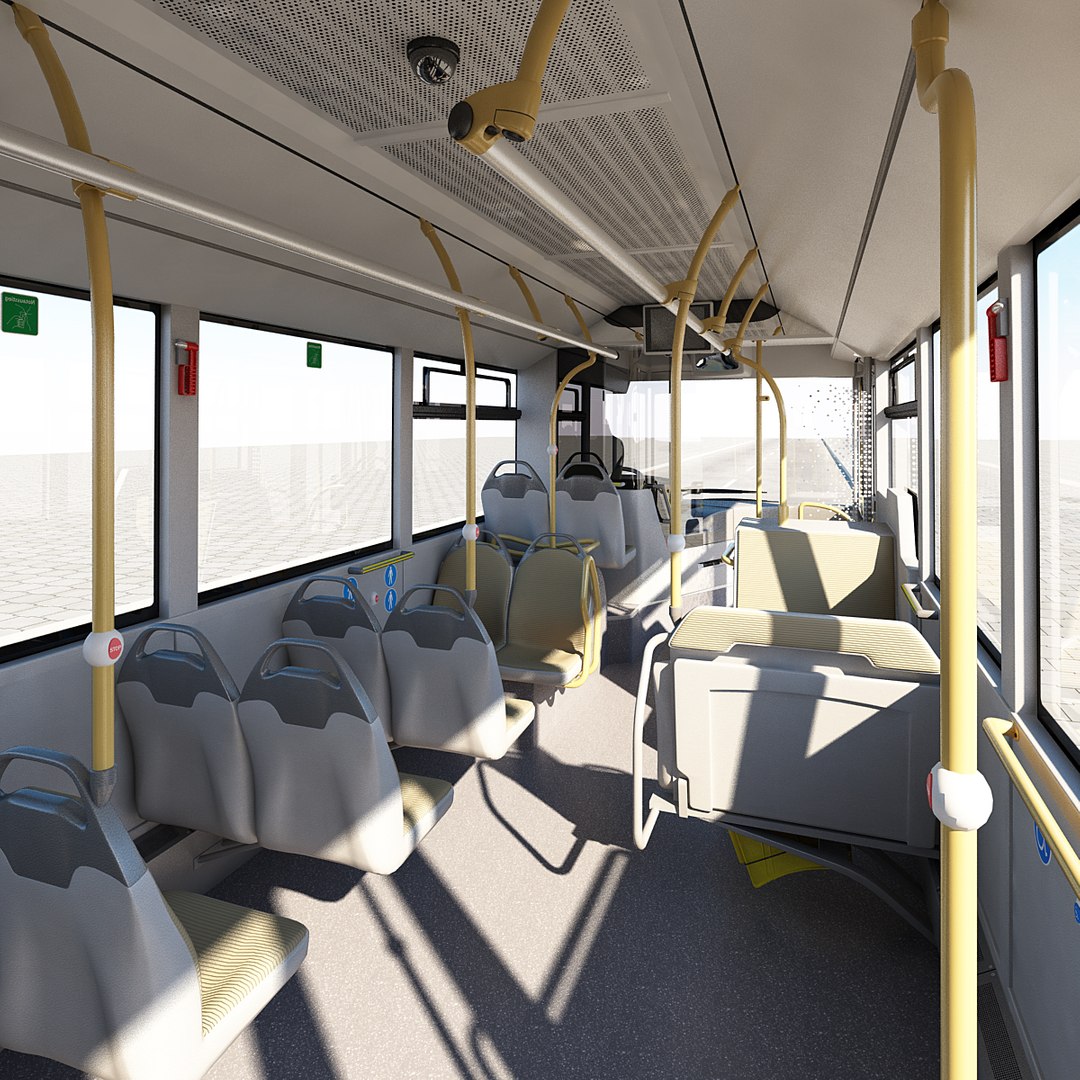 3D generic city bus model - TurboSquid 1406803