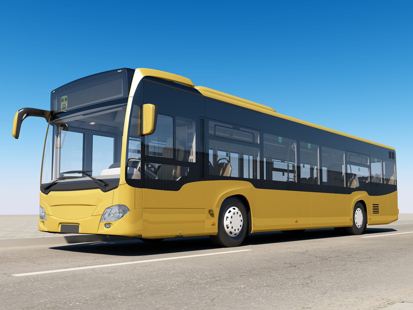 3D Generic City Bus Model - TurboSquid 1406803