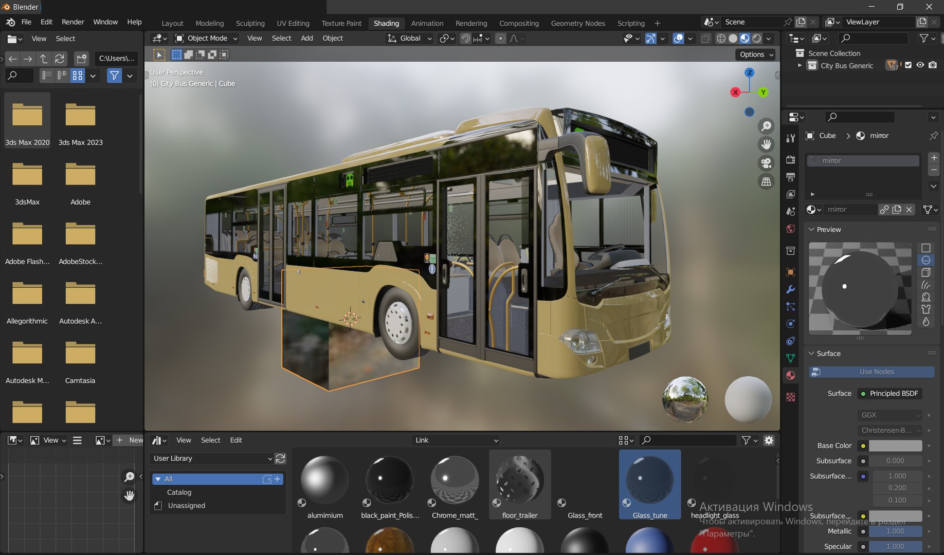 3D generic city bus model - TurboSquid 1406803
