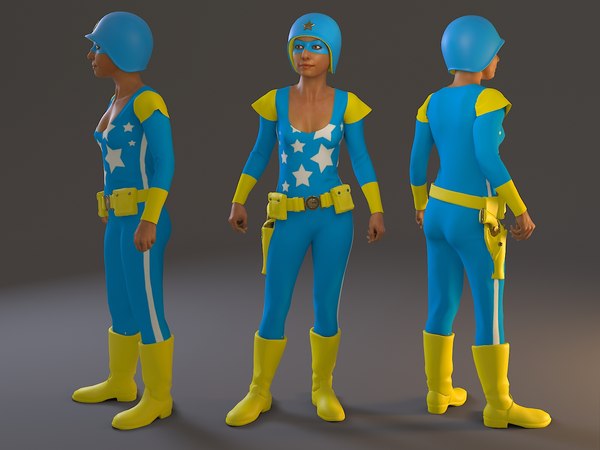 Superhero 3D Models for Download | TurboSquid