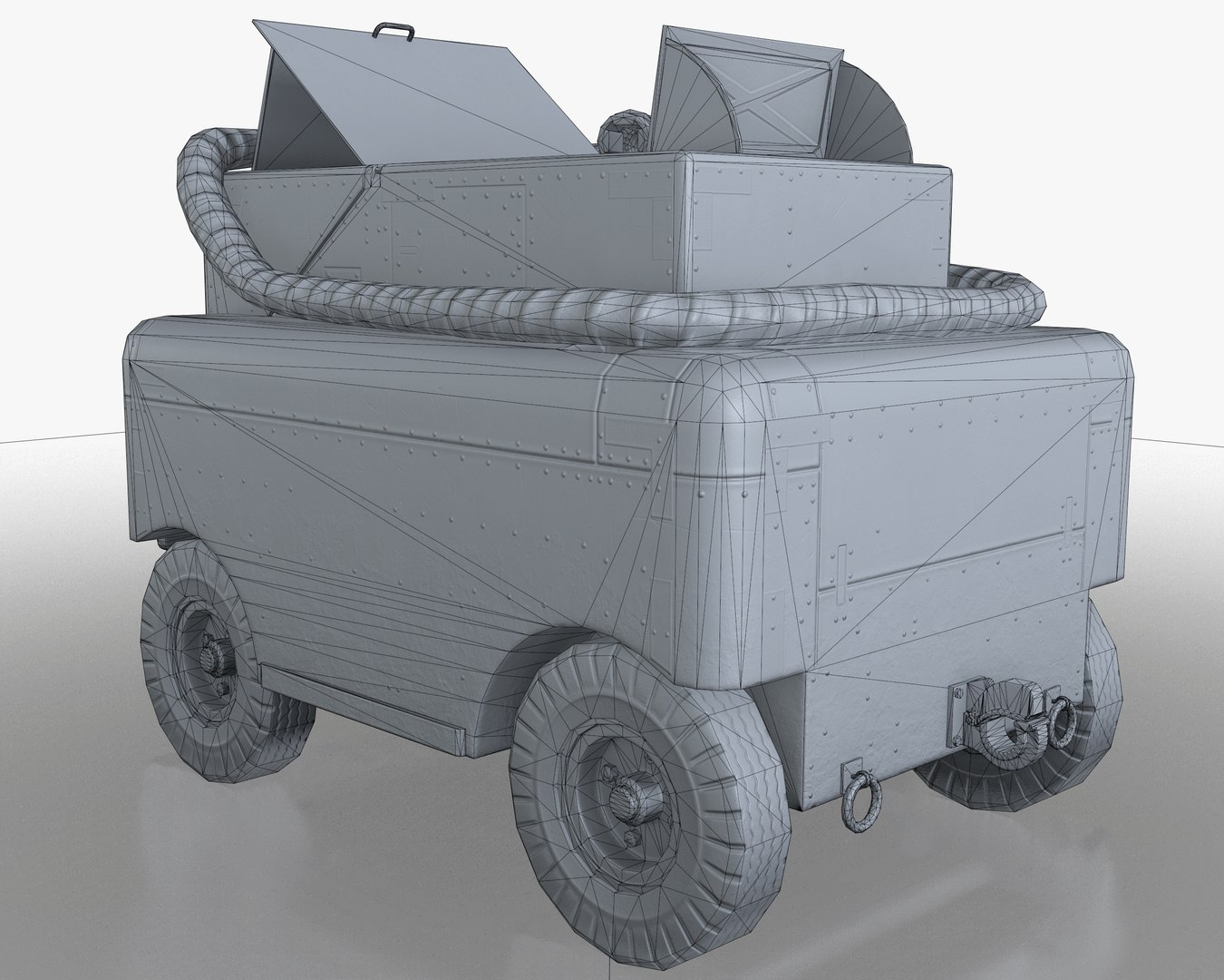 Ma-1a start cart 3D - TurboSquid 1435246