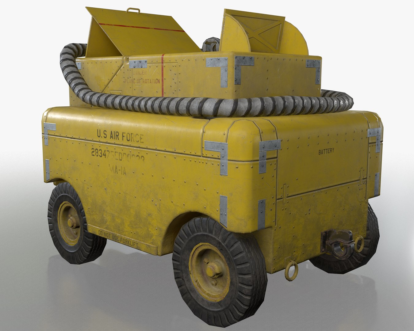 Ma-1a start cart 3D - TurboSquid 1435246