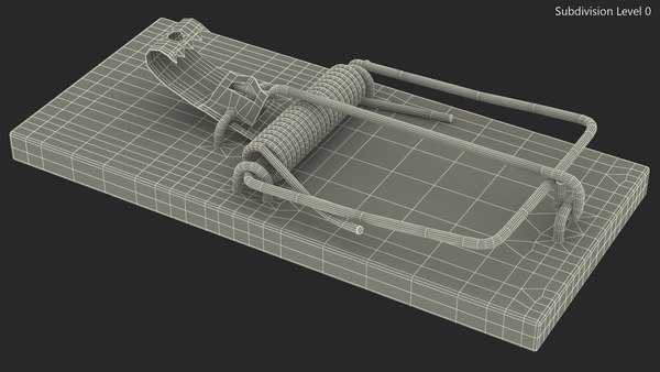 3D Victor Metal Pedal Mouse Trap model - TurboSquid 1777338
