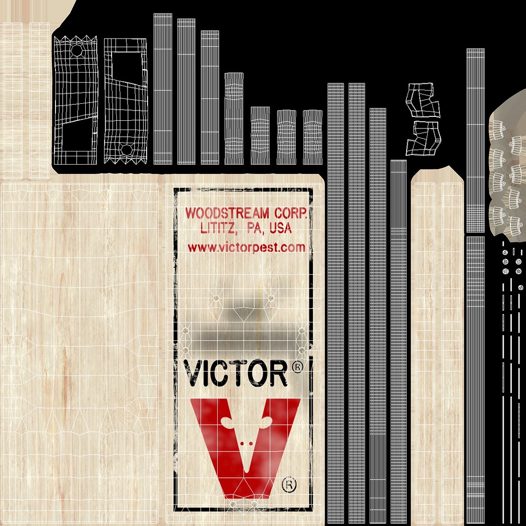 3D Victor Metal Pedal Mouse Trap model - TurboSquid 1777338