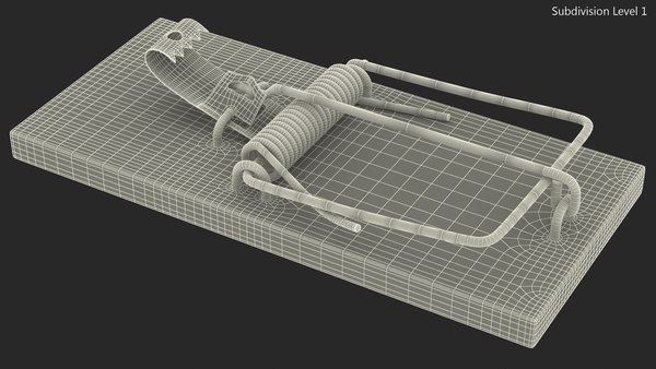 3D Victor Metal Pedal Mouse Trap model - TurboSquid 1777338