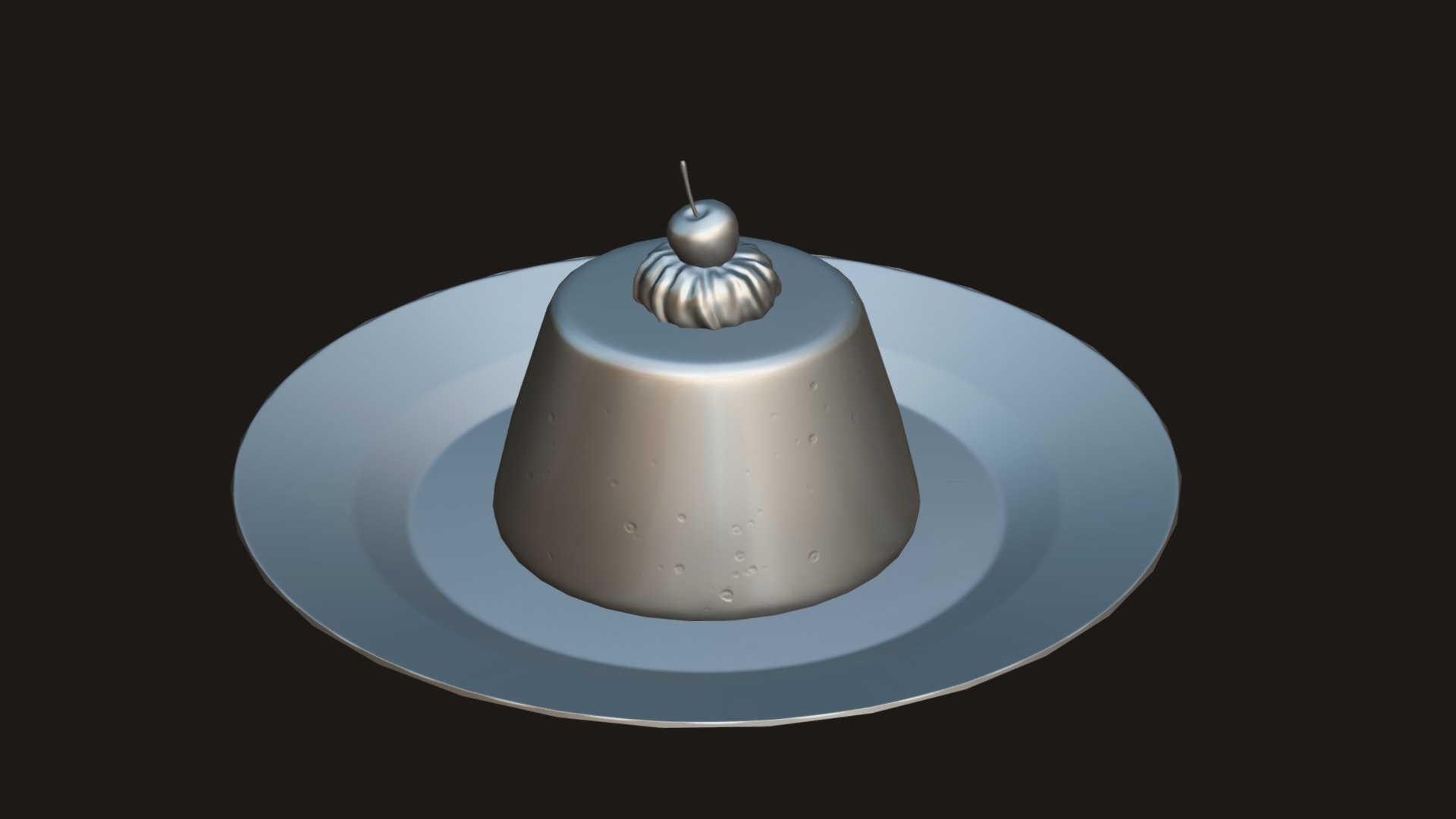 Cream Caramel Model - TurboSquid 1685674