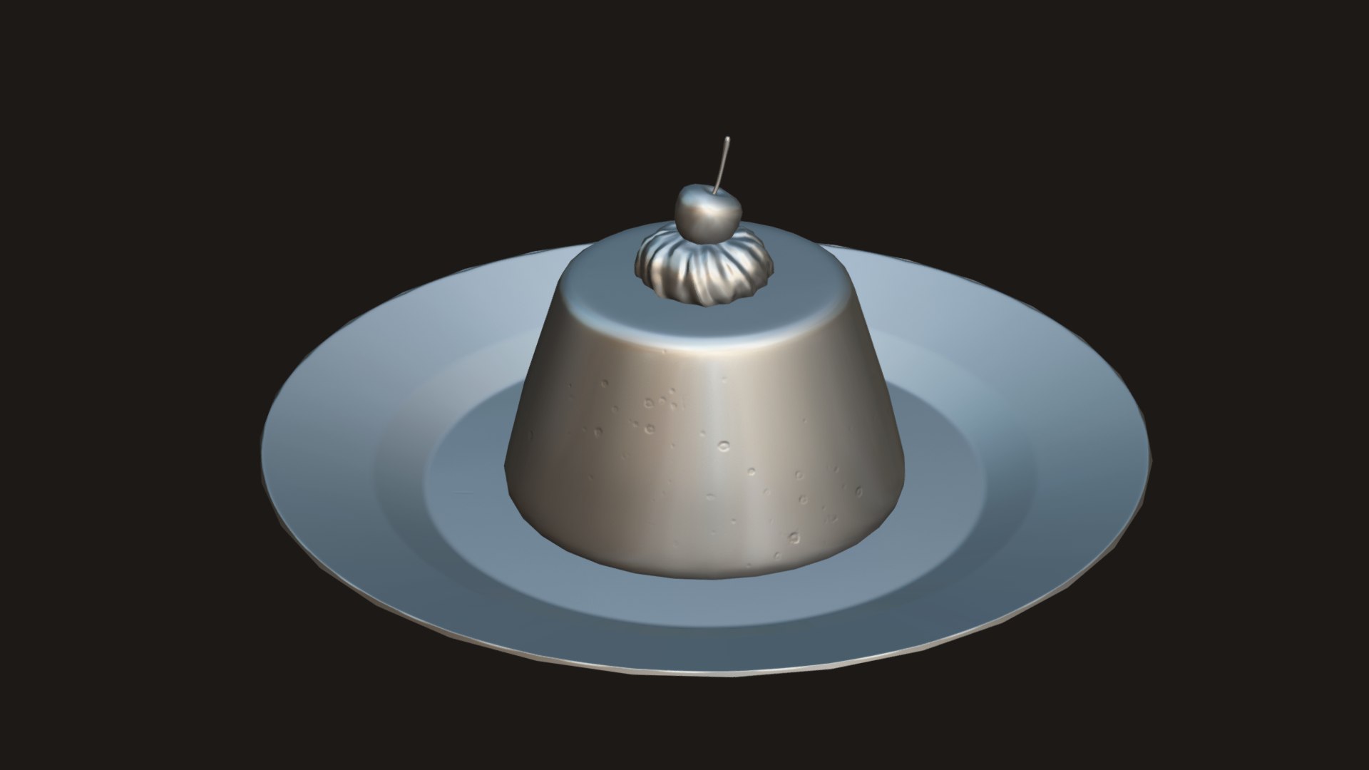 Cream Caramel Model - TurboSquid 1685674