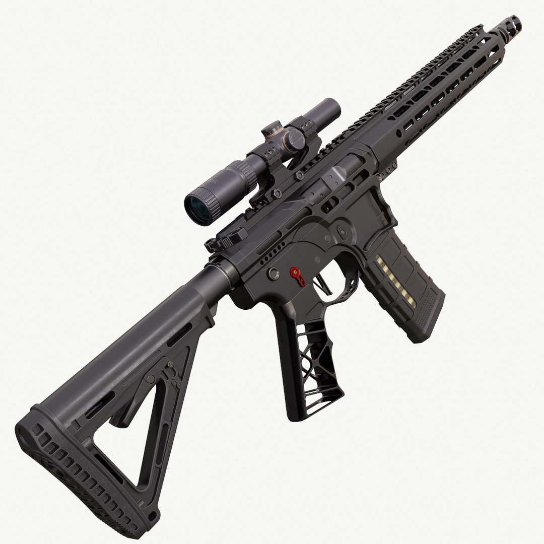 3D M4 Custom Model - TurboSquid 2317244