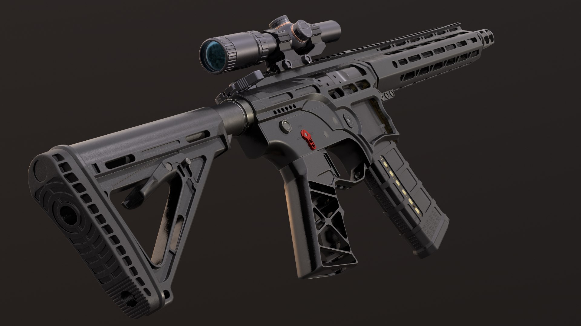 3D M4 Custom Model - TurboSquid 2317244