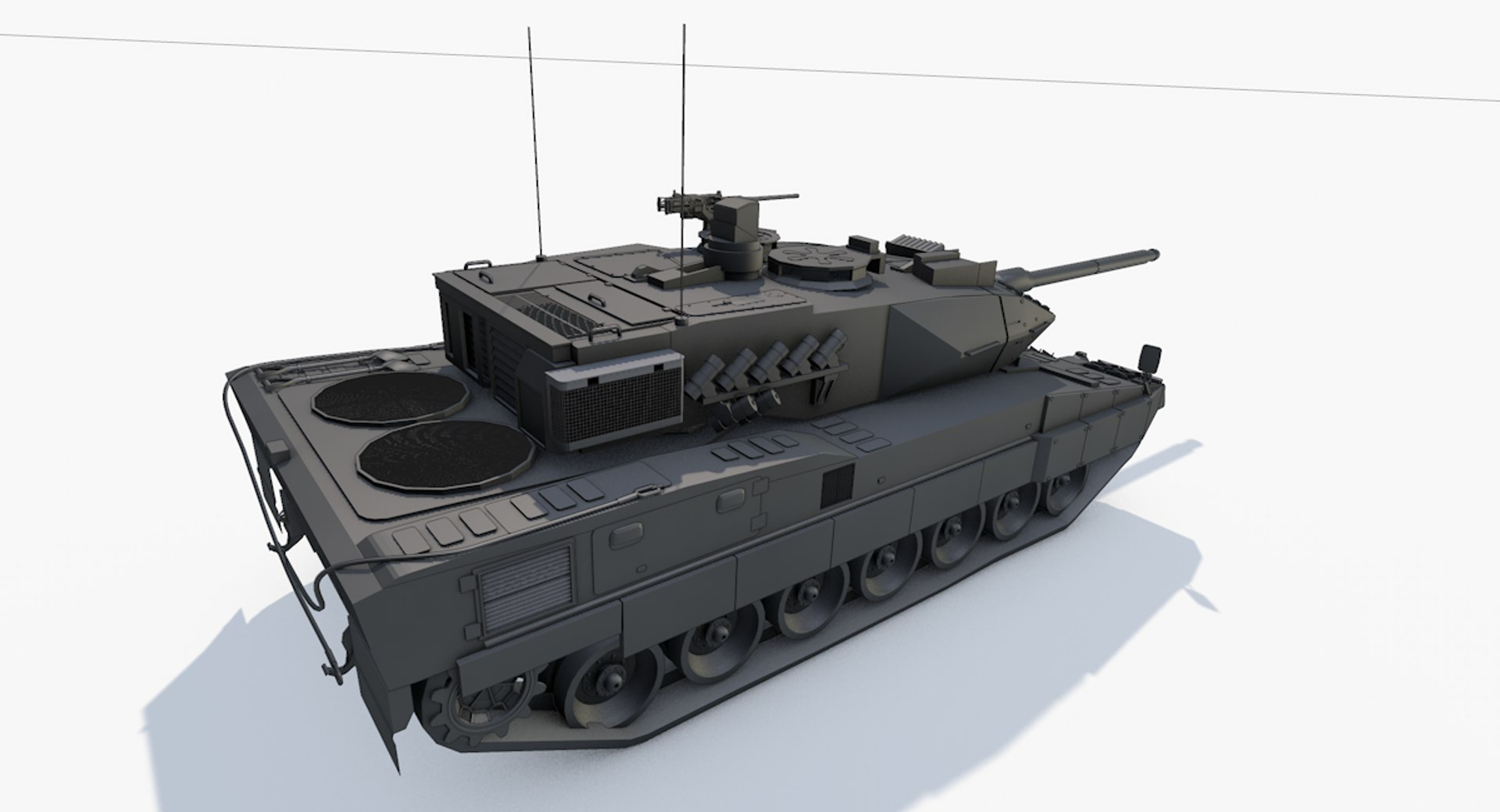 Leopard 2a7 3D Model - TurboSquid 1275922