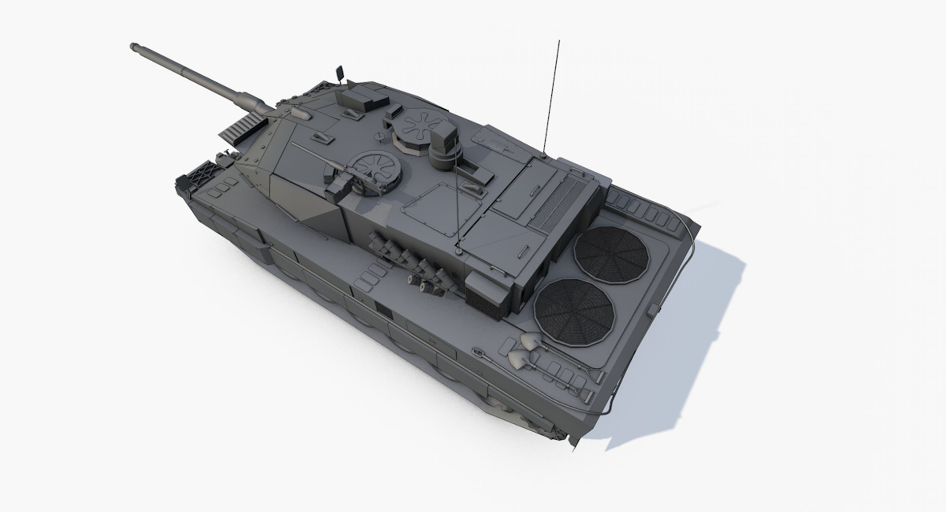 Leopard 2a7 3D Model - TurboSquid 1275922