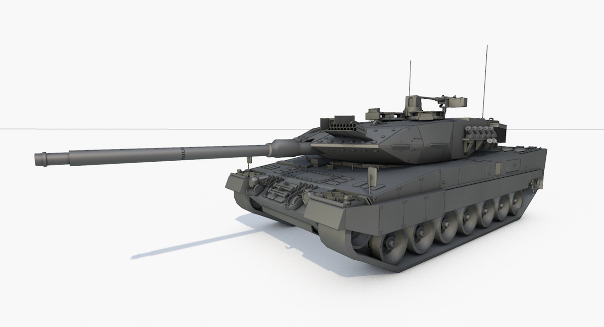Leopard 2a7 3D Model - TurboSquid 1275922