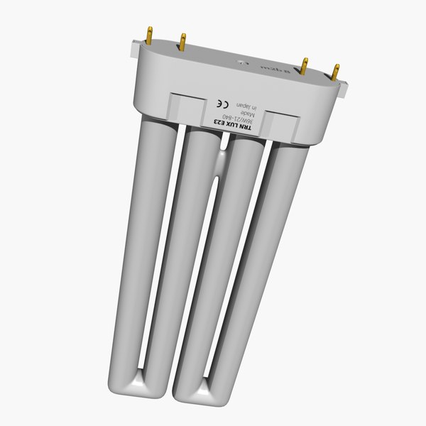 Fluorescent lamp 3D model - TurboSquid 1221313