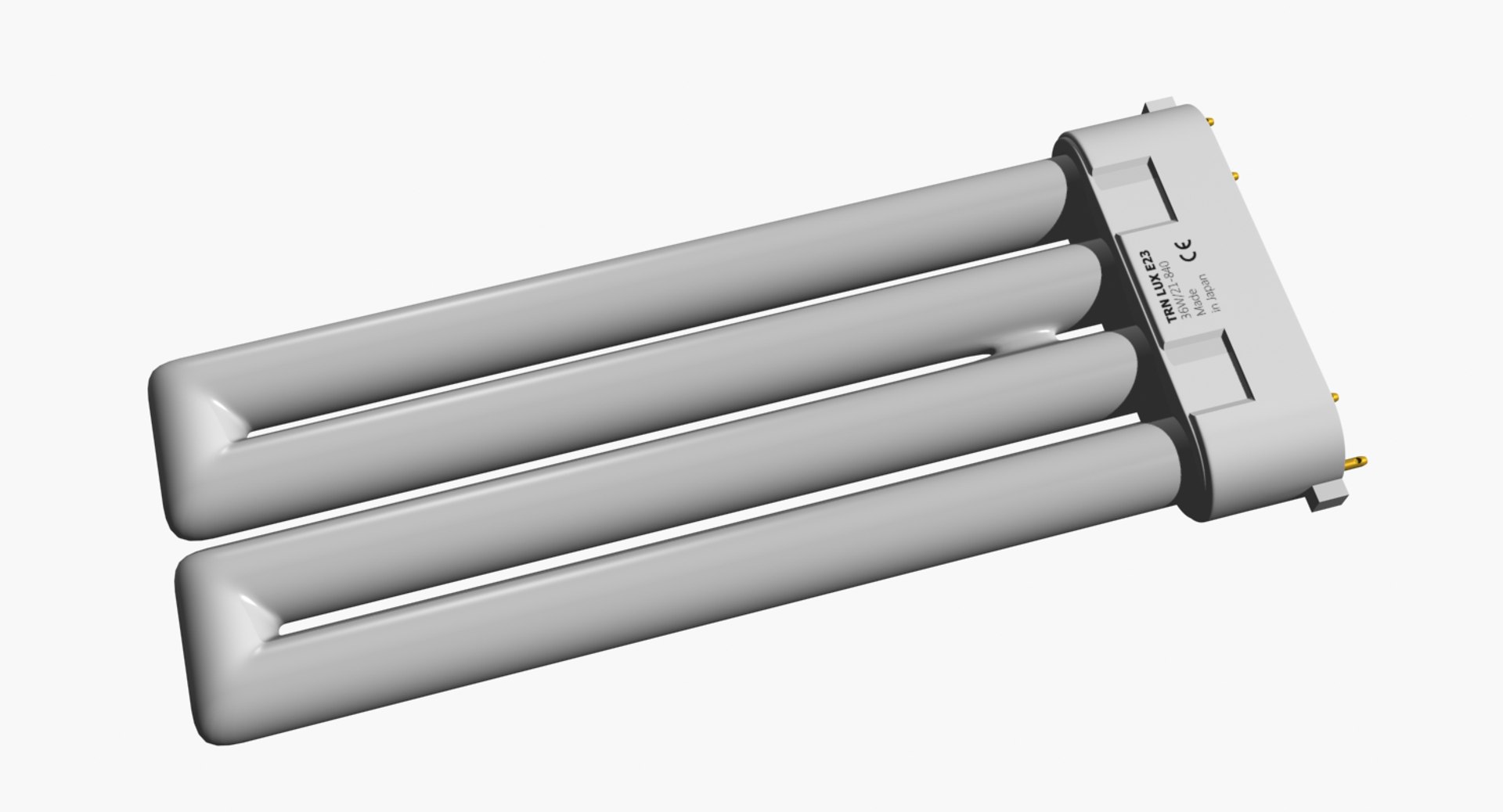 Fluorescent Lamp 3D Model - TurboSquid 1221313