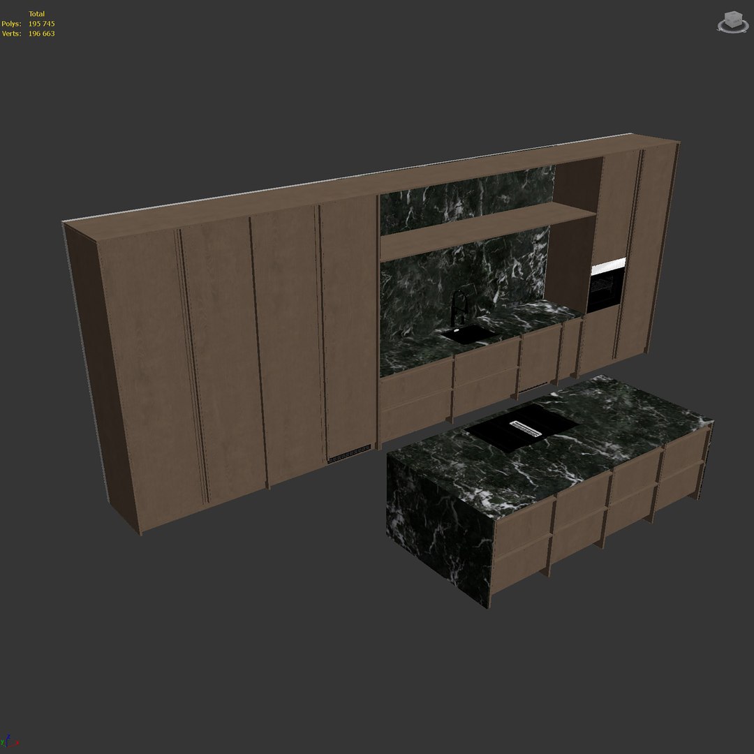 Kitchen Set 30 3D Model - TurboSquid 2150411