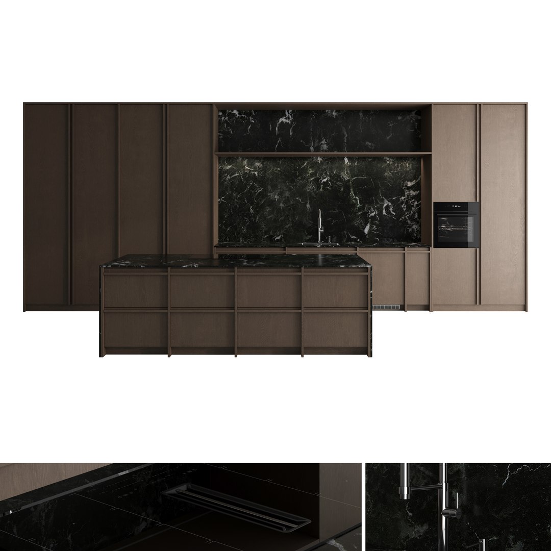 Kitchen Set 30 3D Model - TurboSquid 2150411