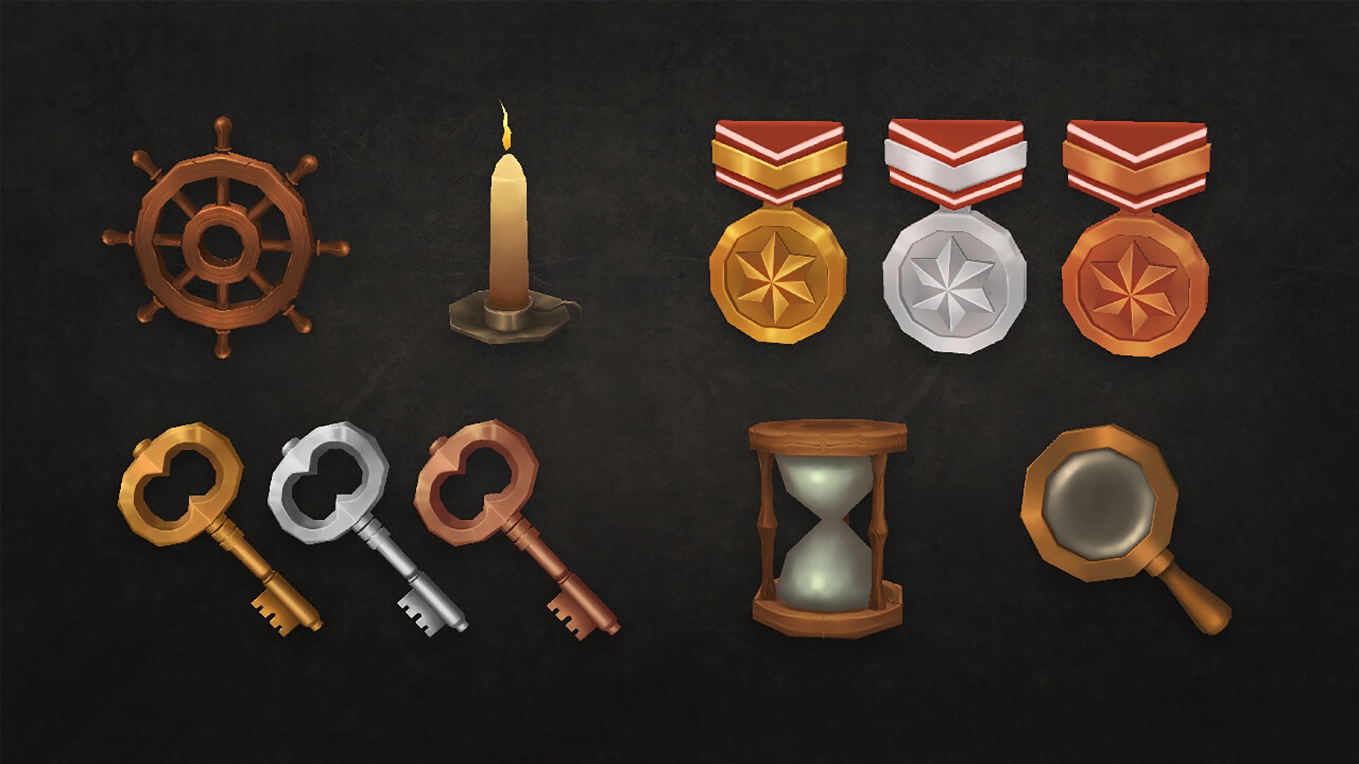 3D Prop - RPG Icons 100 Model - TurboSquid 2359659